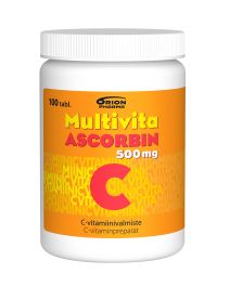 Multivita Ascorbin 500 mg 100 tabl - Sakylan apteekki